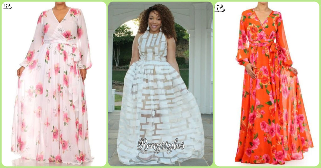 Top 10 African sheer maxi dresses - Reny styles