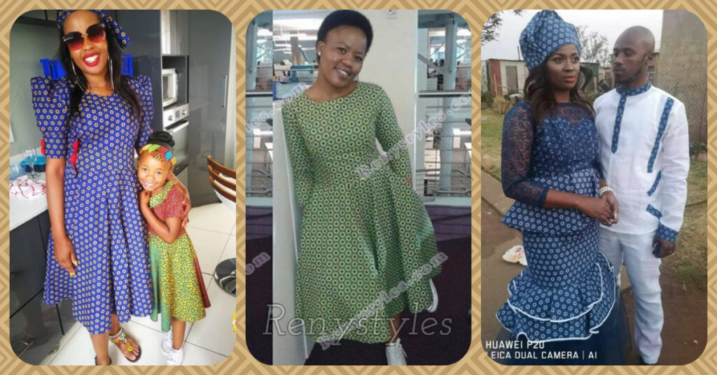 TRENDY SHWESHWE TRADITIONAL DRESSES - Reny styles