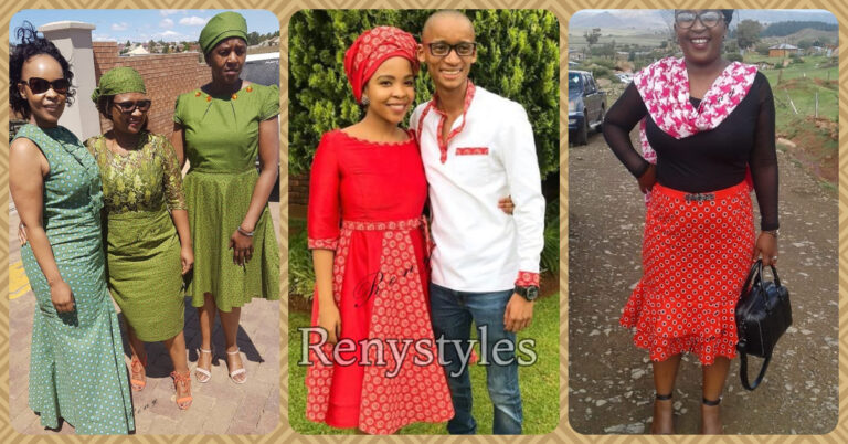 New shweshwe designs and styles for men and ladies - Reny styles