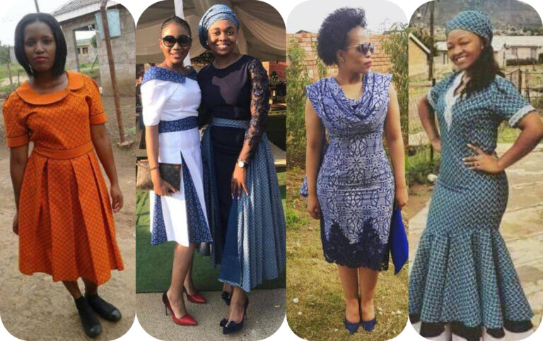 Newest Shweshwe Dresses for modern women - Reny styles