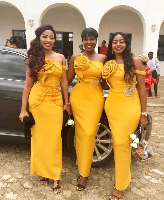 African Nigeria Bridesmaid Dress With A Style And Fashion Twist Reny