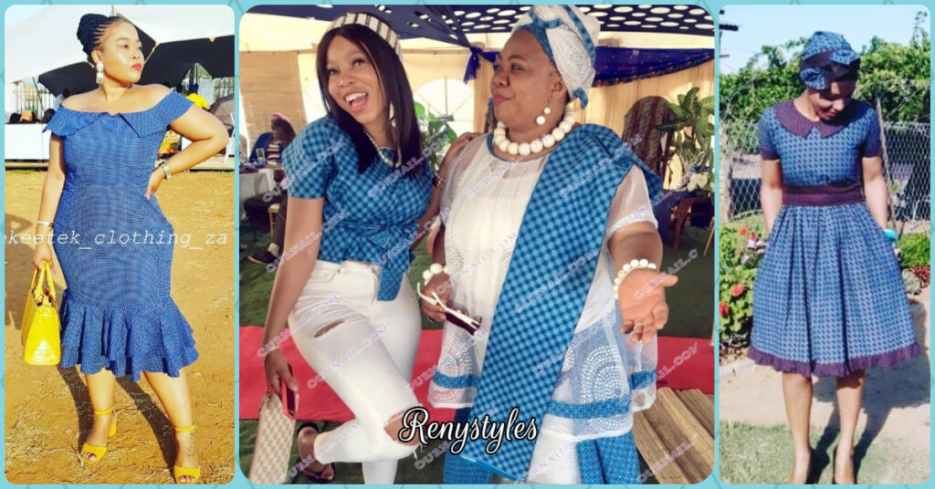 Best Traditional Shweshwe Dresses - Reny styles