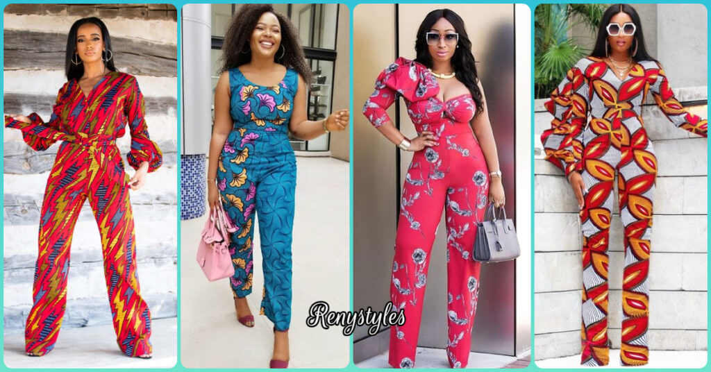 Trendy Ankara Jumpsuits Styles to Wow - Reny styles