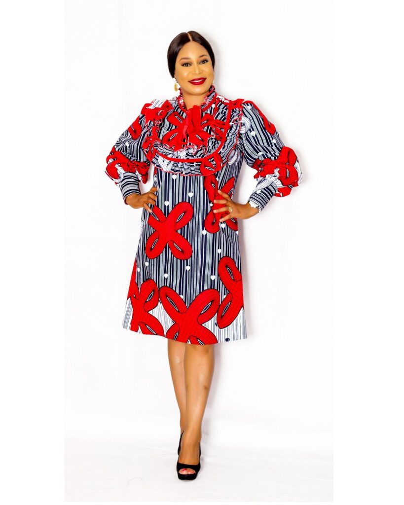 Check Out These Latest Ankara Styles With Ribbon Design - Reny styles