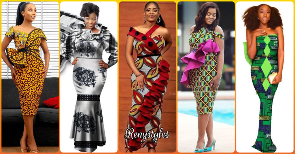 Check Out These Latest Ankara Styles With Ribbon Design - Reny styles