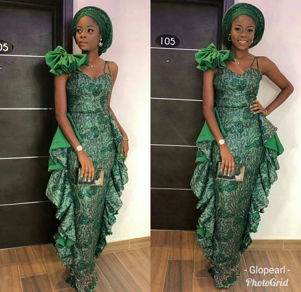 Modern Asoebi Designs For Ladies Of Dignities- 15+ Designs - Reny styles