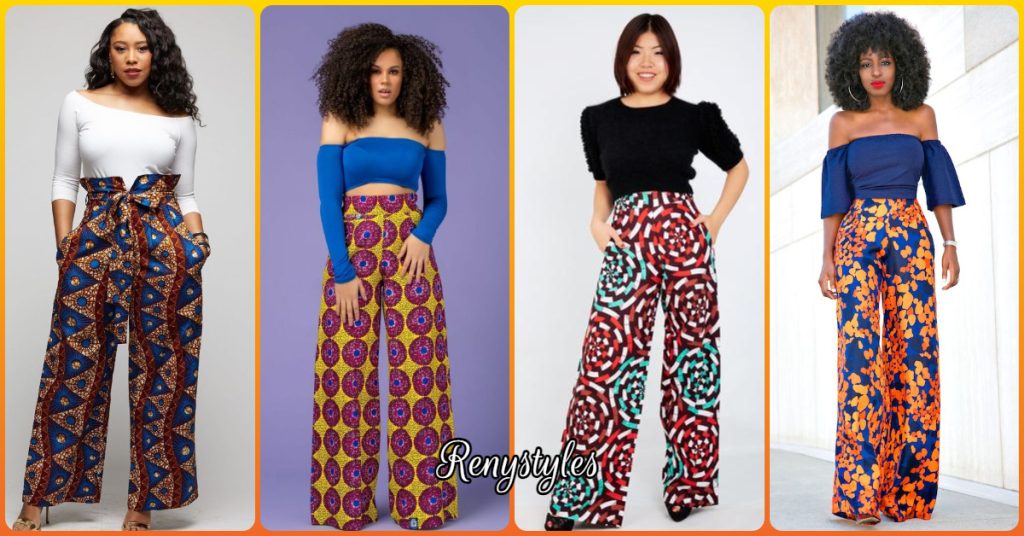 Ankara Palazzo Trousers - Reny styles Ankara Palazzo Trousers - Reny styles