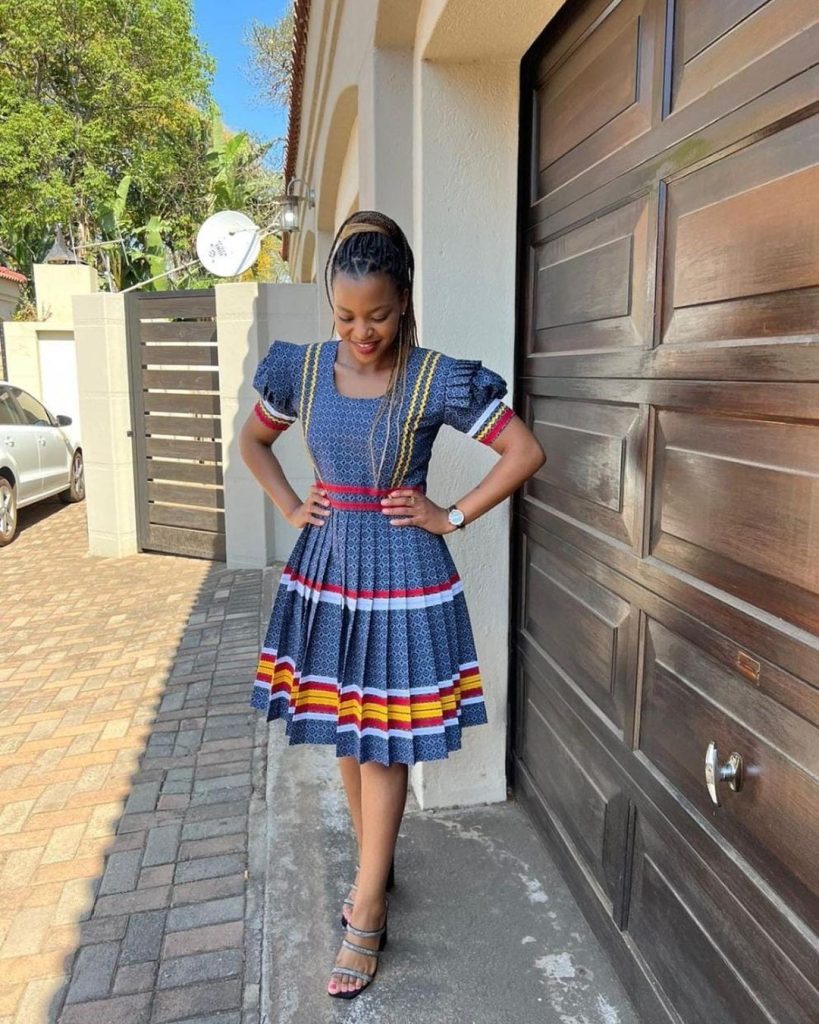 Traditional Shweshwe Dresses 2023 - Reny styles