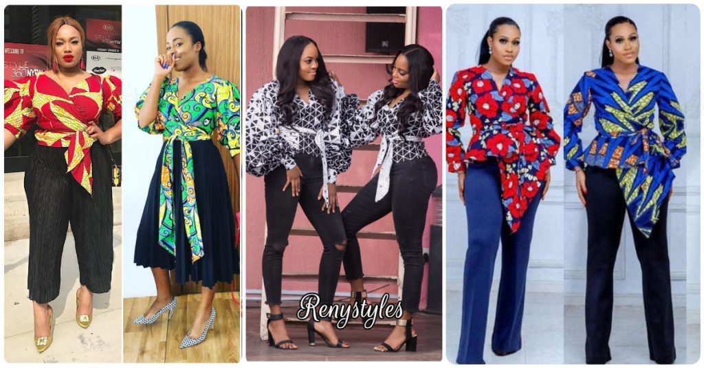 Unique Ankara Wrap Top Styles Worth Wearing - Reny styles