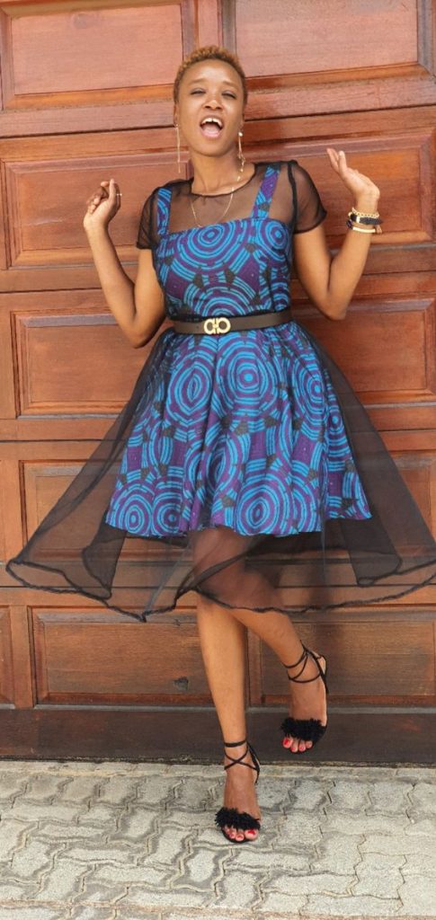 Beautiful Net Combination Designs and Modest Ankara Styles - Reny styles