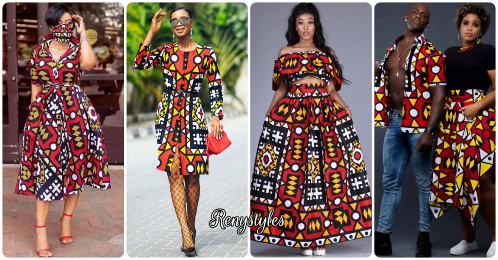 Stunning African Samakaka Tribal Print - Reny styles