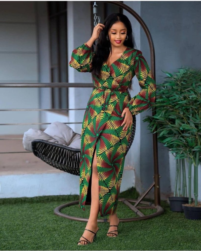 Simple Ankara Gown Styles - Reny styles
